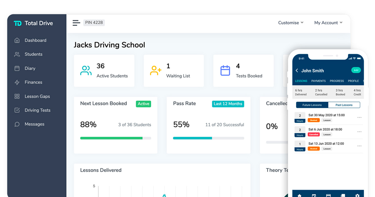 Driving School Management Software - Instructor Management Software