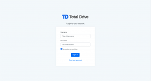 Accessing the Total Drive Web Portal - Total Drive