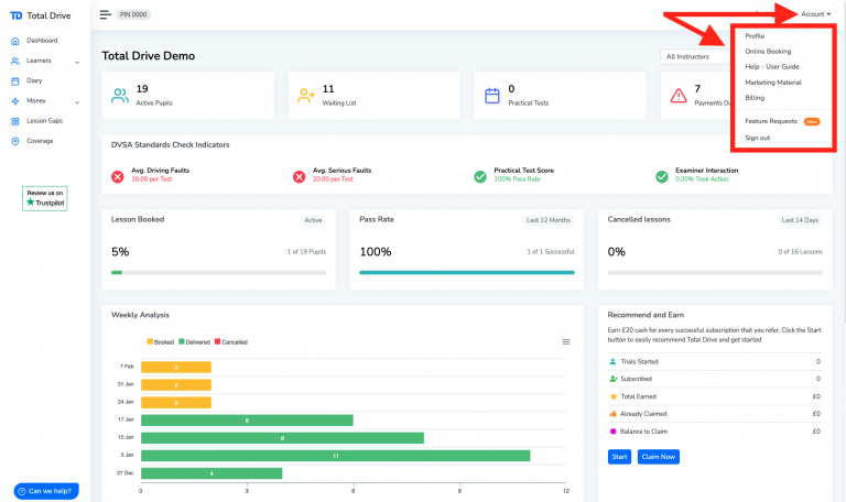 Getting Started for Instructors - Total Drive