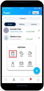 Adding a Lesson - Total Drive