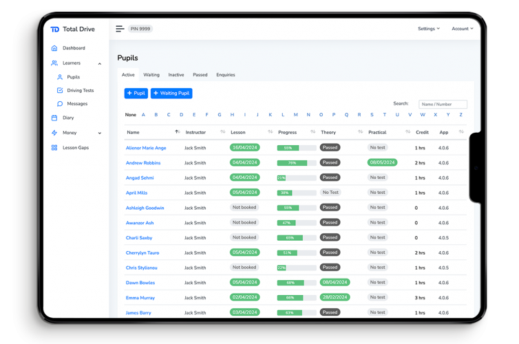 Driving School Management Software - Instructor Management Software